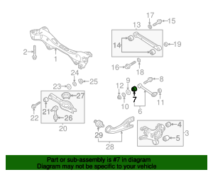 2011-2015 Hyundai Sonata Lateral Arm Bushing 55256-3R000 | OEM Parts Online