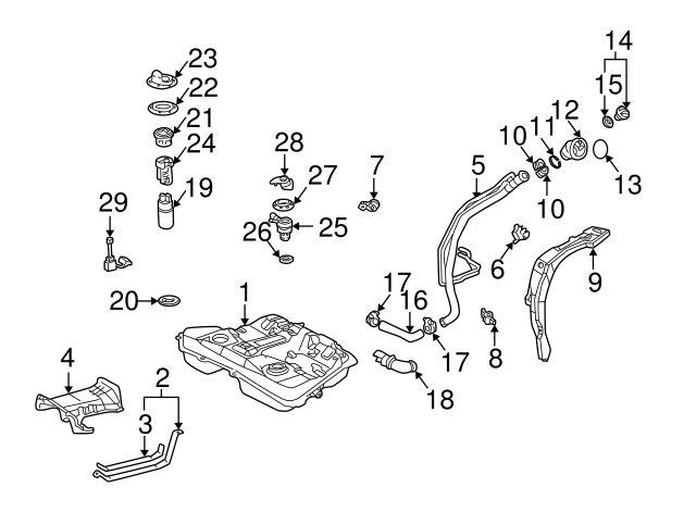 Toyota OEM Fuel Pump Plate Part# 77024-01020 | OEM Vehicle Parts