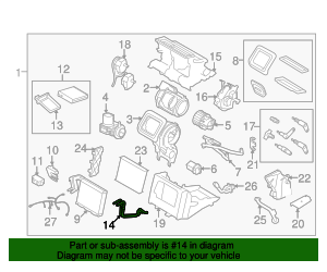 31657657 - HVAC Heater Hose - 2016 2017 Volvo XC60 | Volvo OEM Parts Direct