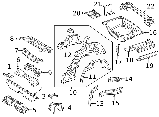 205-610-53-02 - Spare Housing 2019-2023 Mercedes-Benz | Mercedes-Benz ...