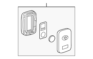 2021-2023 Toyota Keyless Entry Transmitter 89904-0C050 | Toyota Parts ...