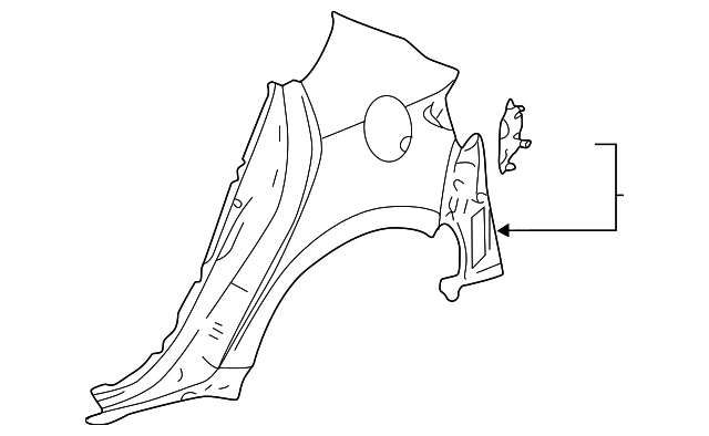 Toyota Quarter Panel 61602-12C20 | Auto Parts