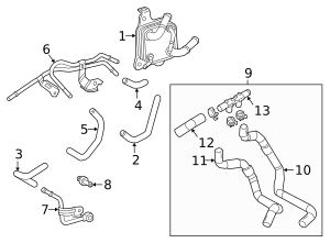 2019-2021 Lexus ES350 Tube Assembly 32907-0E030 | OEM Parts Online