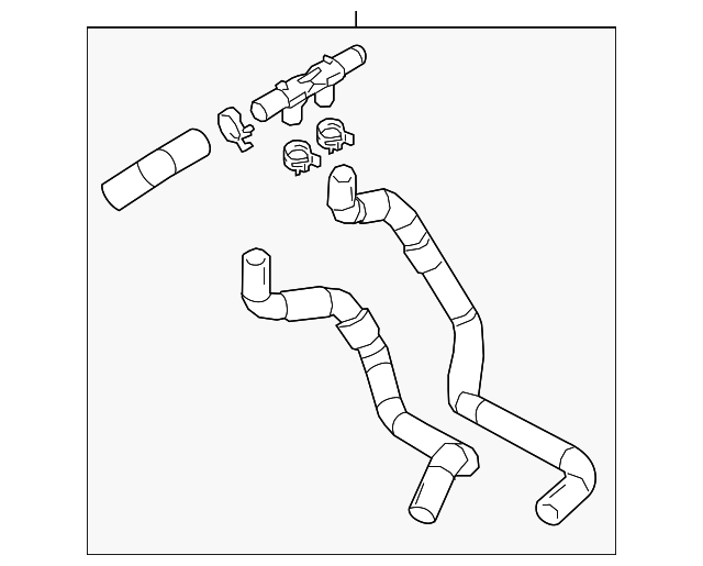 2019-2021 Lexus ES350 Hose Assembly 16260-0P100 | OEM Parts Online