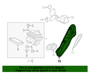 1320940008 - Separator Duct 2008-2015 Smart Fortwo | Mercedes-Benz USA ...