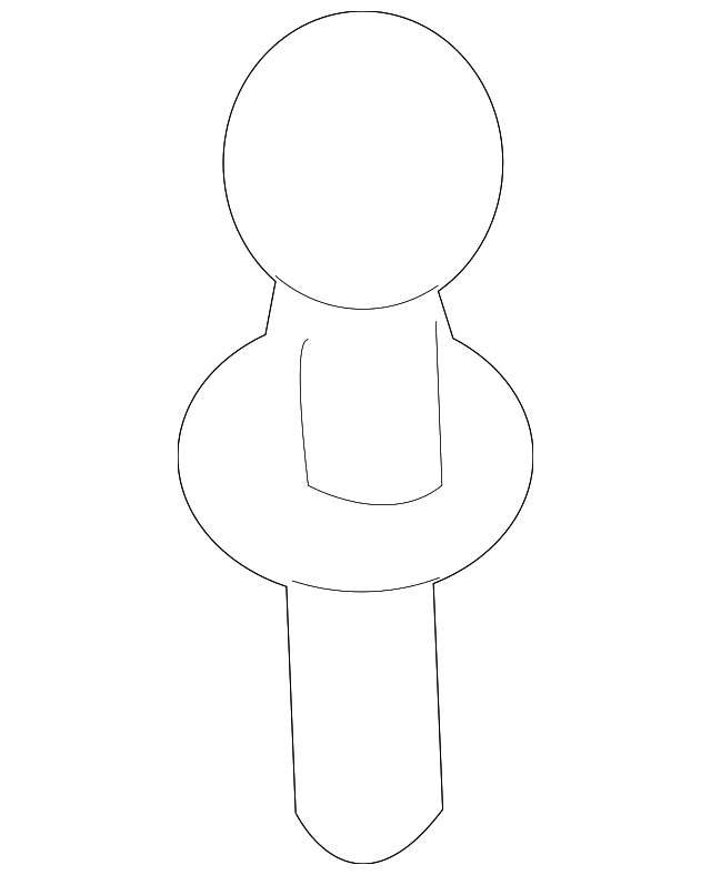 0009910202 - Air Cleaner Assembly Ball Stud 2011-2015 Smart Fortwo ...