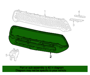 2018-2020 Dodge Durango Grille Surround 68307806AB | TascaParts.com