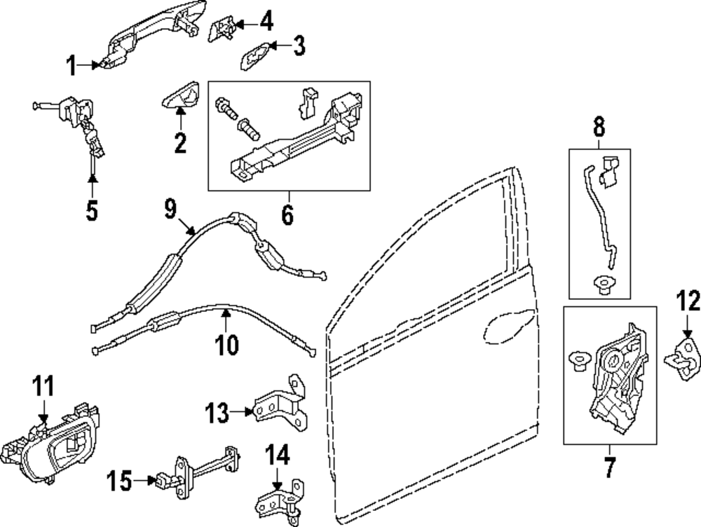 72131-3A0-A01 - 2023-2025 Honda CR-V - Lock Cable | Honda Parts Guys