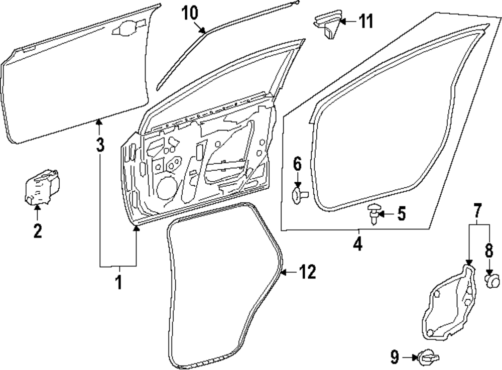 67832-60130 - 2024 Toyota Land Cruiser - Access Cover | Toyota Parts ...