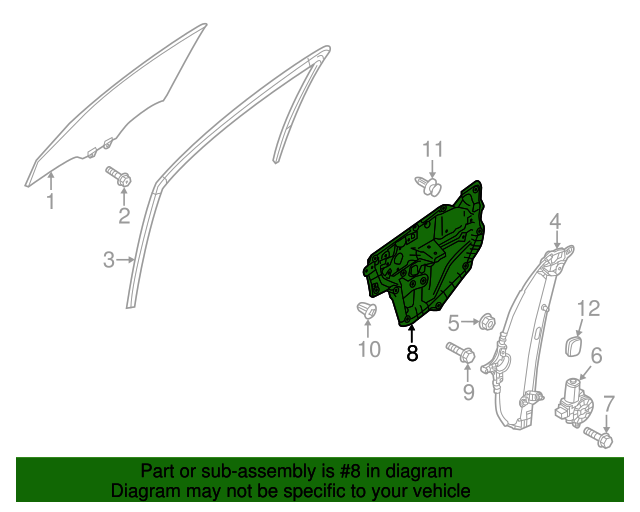 2014-2017 Mazda 6 Carrier - Passenger Side (RH) GHP9-58-97XD ...