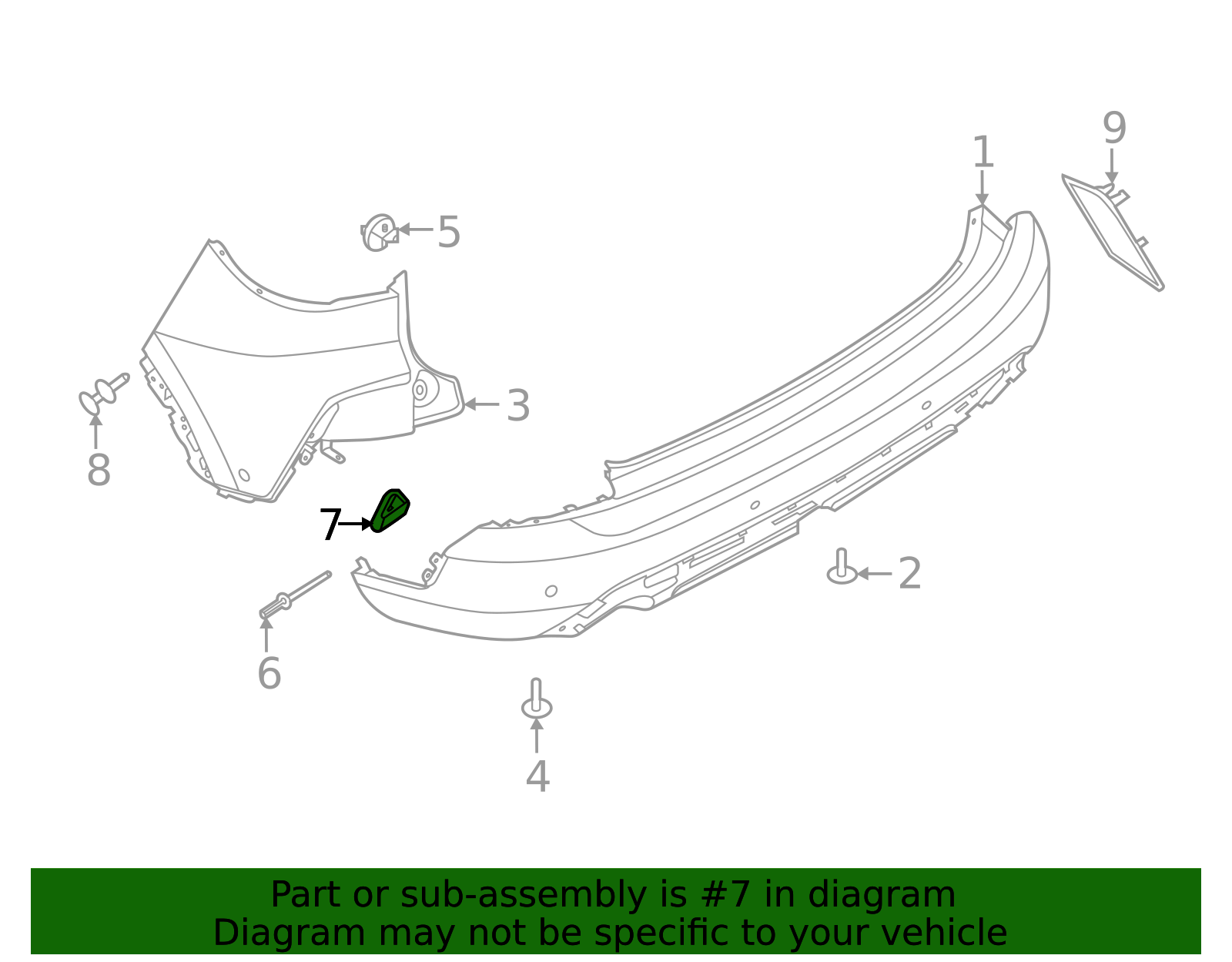 Genuine OEM Ford Part - Side Cover Clip W710754-S439 | Genuine OEM Ford ...