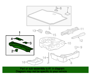 2013-2015 GM Floor Pan 95297829 | TascaParts.com