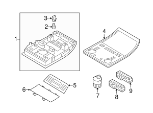 2011-2014 Volkswagen Touareg Garage Door Transmitter 7P6-959-719-2EN ...