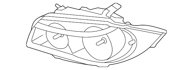 63117263643 - 2011-2013 BMW Composite Headlamp (63-11-7-263-643) | BMW ...
