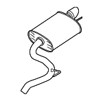 Genuine OEM Ford Part - Rear Muffler FR3Z-5230-AA | Genuine OEM Ford ...