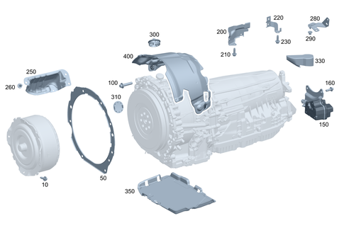 Detachable Transmission Parts for 2024 Mercedes-Benz GLC43 AMG ...