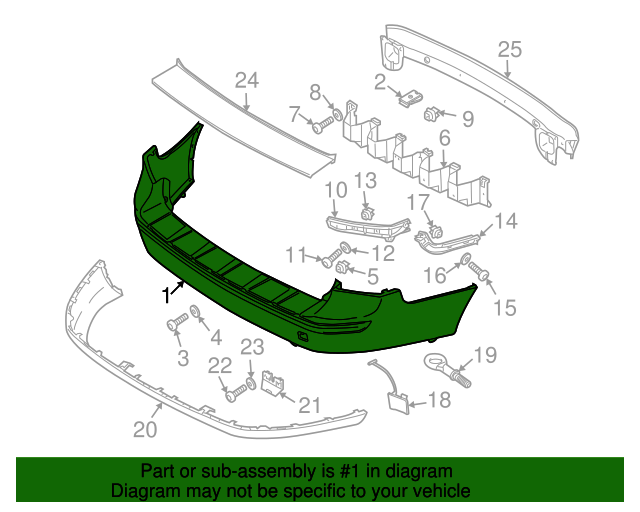 Volvo OEM Bumper Cover Part# 39897066 | OEM Vehicle Parts