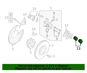 2019-2025 Volvo Disc Brake Pad Set Rear 32276933 | OEM Parts Online