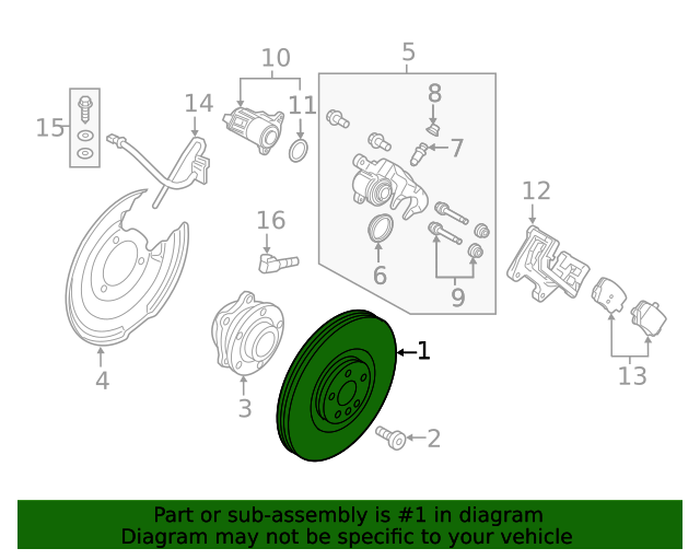 32300123 - Disc Brake Rotor 2019-2024 Volvo | AutoNationParts.com