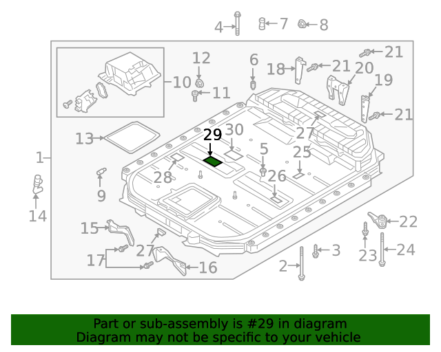2016-2020 Audi Warning Label 12E-010-006 | Audi OEM Parts