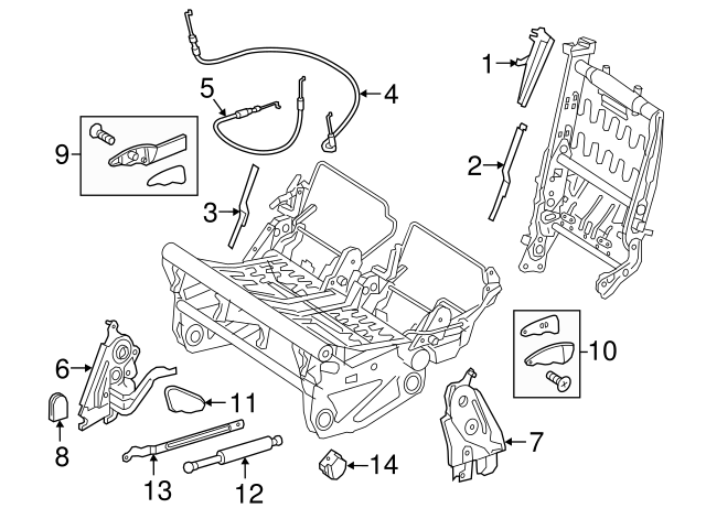 000-939-08-37 - Support Cylinder 2016-2023 Mercedes-Benz Metris ...