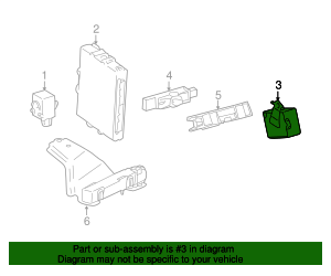 2010-2019 Toyota 4Runner Receiver 89740-35040 | Toyota Parts Center