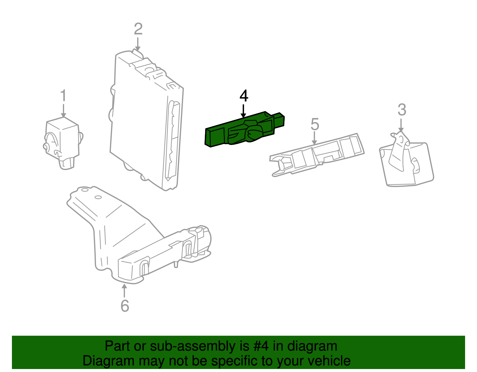 2010-2024 Toyota Keyless Entry Antenna 899A0-60010 | OEM Parts Online