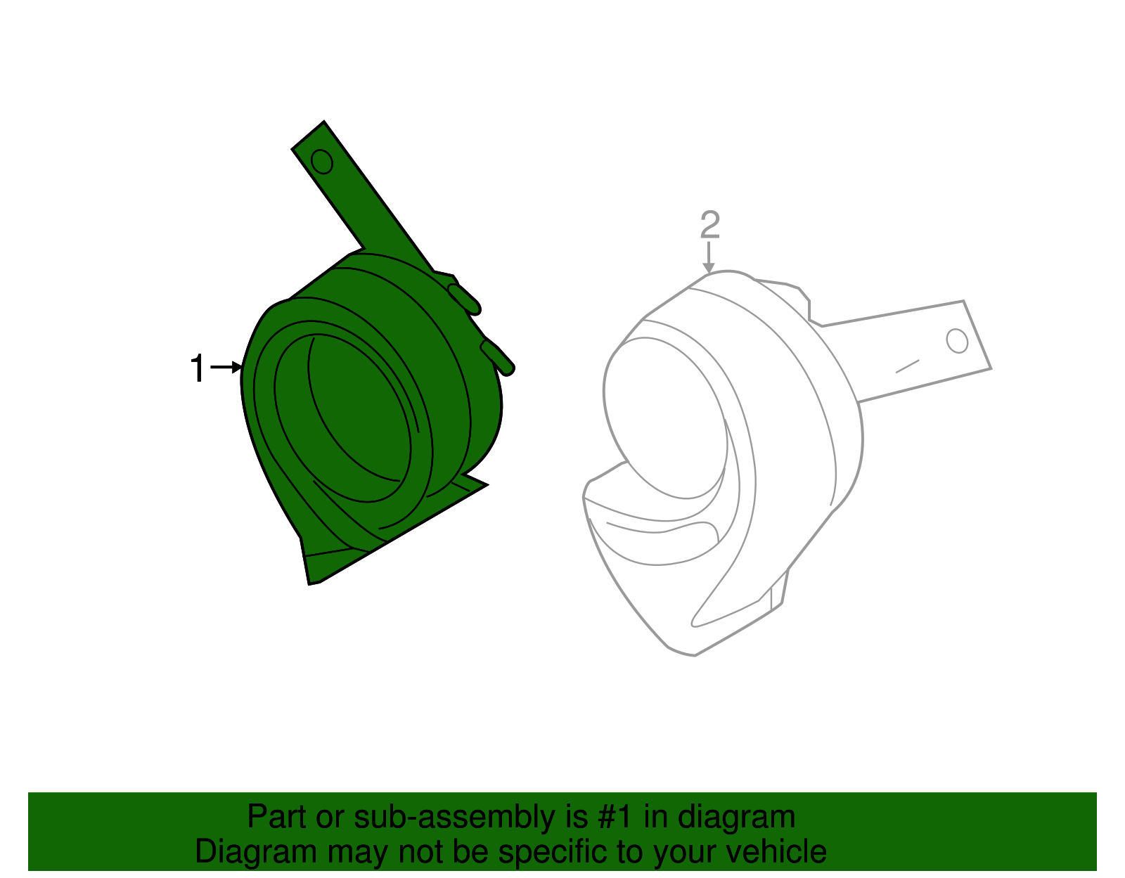 25610-JK000 - High-Quality Horn for 2011-2019 Infiniti | AutoNation Parts