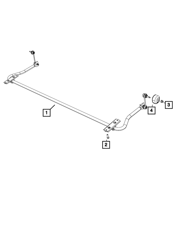 2017-2021 Ram Rear Suspension Stabilizer Bar 68168052AC | My Mopar Parts