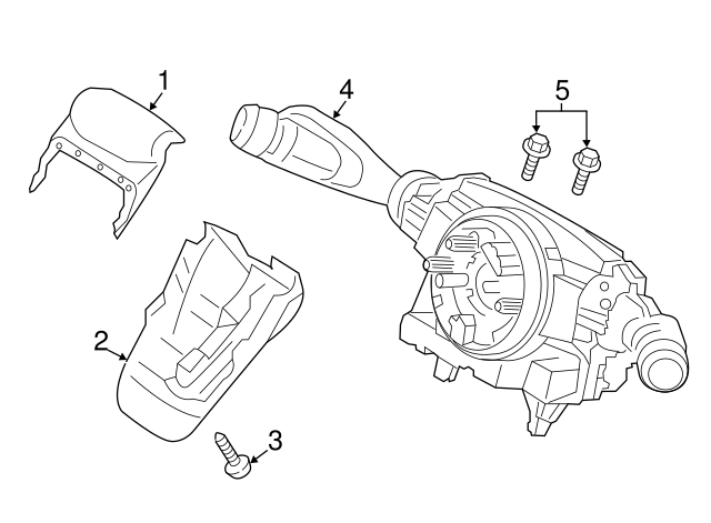 2016-2020 Volvo Steering Column Switch Housing Screw 999549 ...