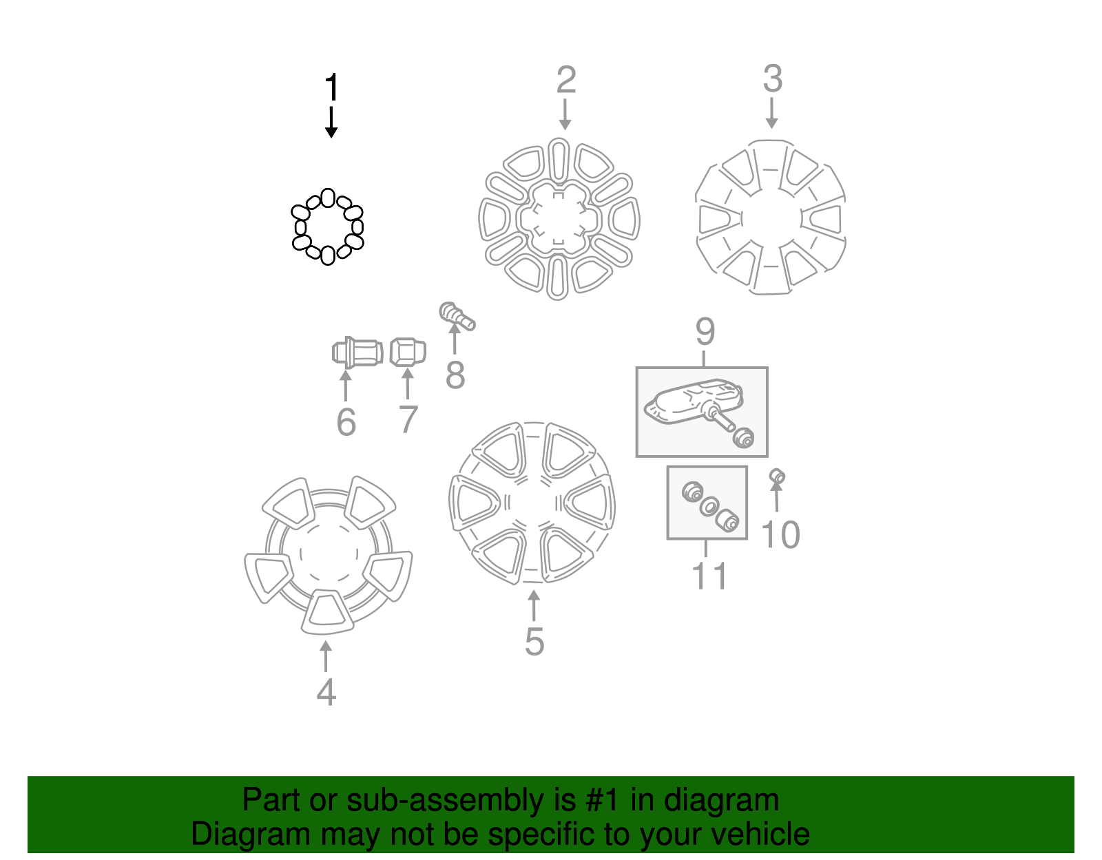 2003-2009 Toyota 4Runner Spare Tire 42611-35231 | Toyota San Diego Parts