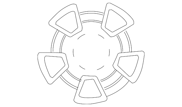 2003-2004 Toyota 4Runner Wheel Alloy 17x7.5 42611-35281 | Toyota Parts ...