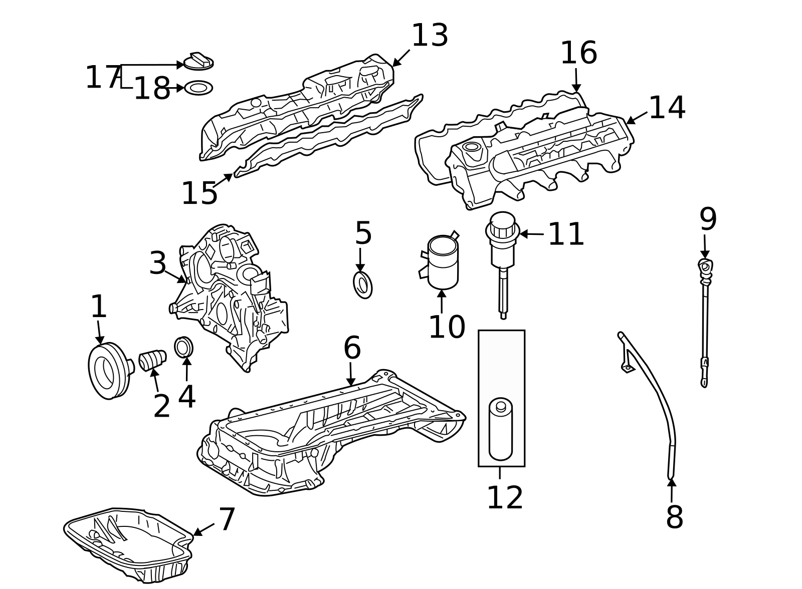113-010-07-30 - Cylinder Head Cover Mercedes-Benz USA Parts