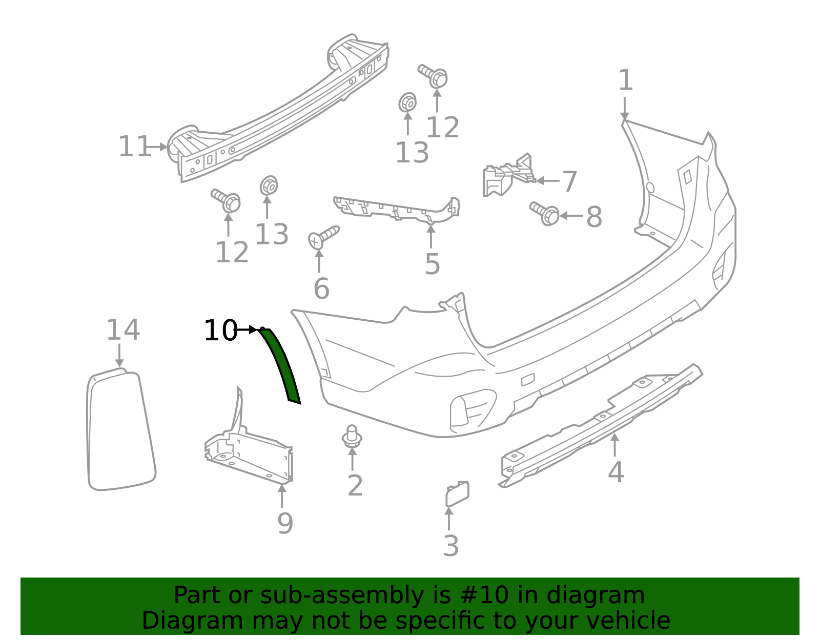 2023-2025 Subaru Outback | 2023-2024 Subaru Outback - Side Molding ...