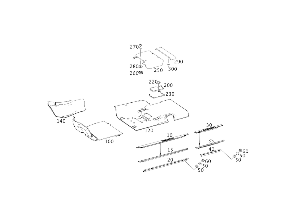 461-686-03-36 - Rail 2003-2018 Mercedes-Benz | Mercedes-Benz USA Parts