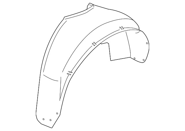 30678139 - Quarter Panel Splash Shield - 2004-2007 Volvo | Volvo OEM ...