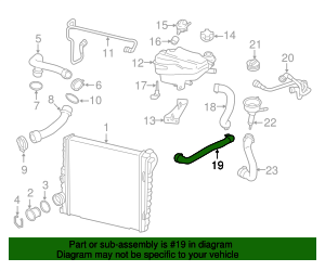 2013-2016 Porsche Inlet Hose 981-106-267-03 | Porsche Marin