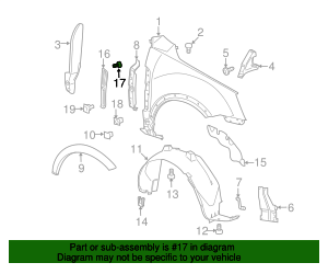 2008-2016 GM Vent Louver Bolt 11570710 | GMPartsDirect.com