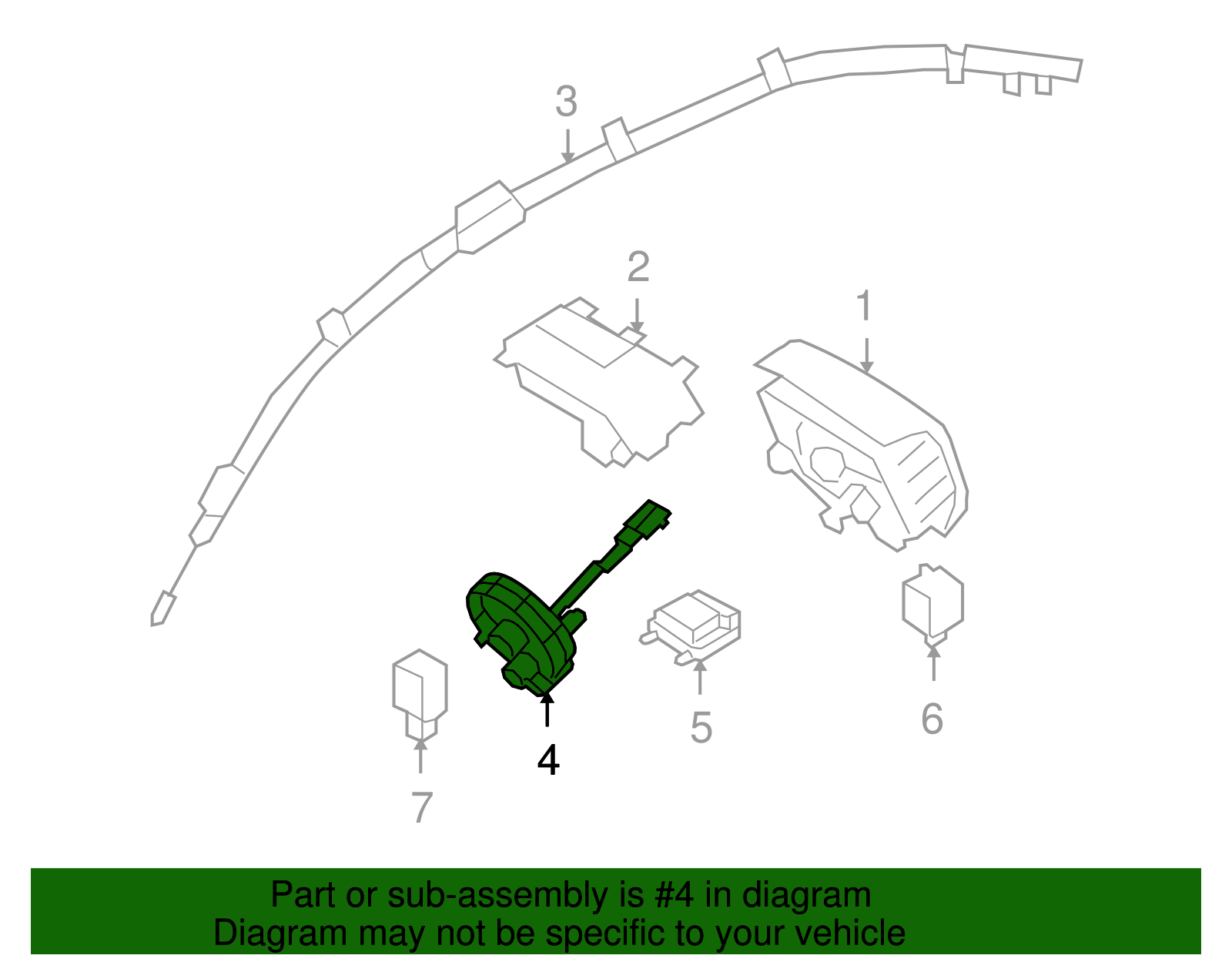 Genuine Clock Spring for 2009-2014 Hyundai Genesis | Part# 93490-3M000 ...