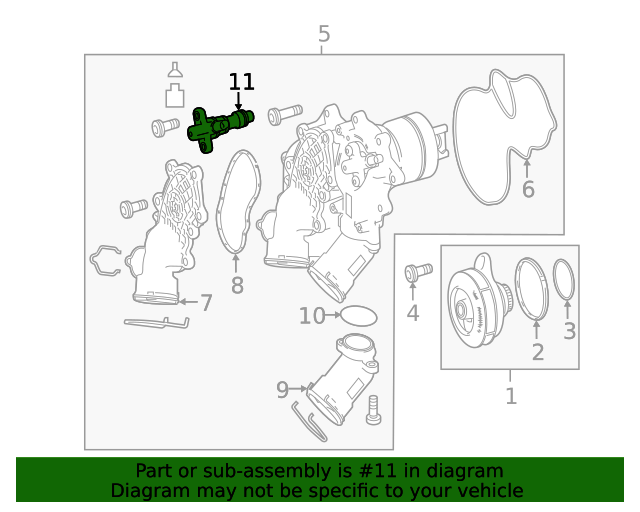 2015-2023 Mercedes-Benz Coolant Temp Sensor 1772003900 ...