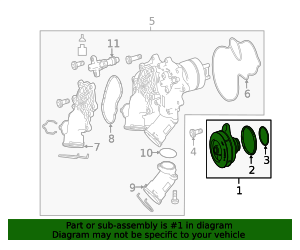 2015-2023 Mercedes-Benz Engine Water Pump 177-200-04-00 ...