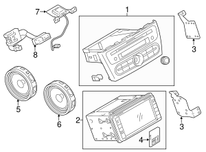 2018-2024 Mitsubishi Display System 8740A116 | Mitsubishi Parts ...