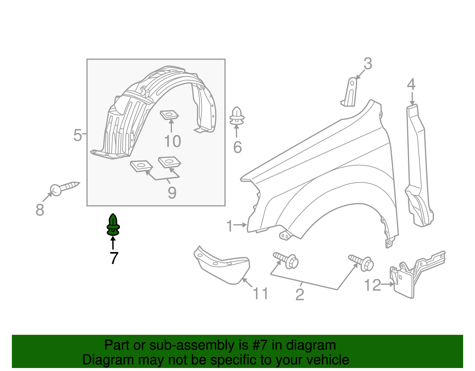 71116-TXM-A00 - 2019-2022 Honda Insight - Plate L Front Bumper Side ...