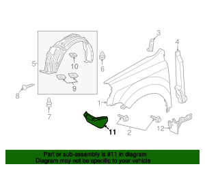 74152-SZA-A00 - Deflector 2009-2011 Honda Pilot | Honda Parts Online