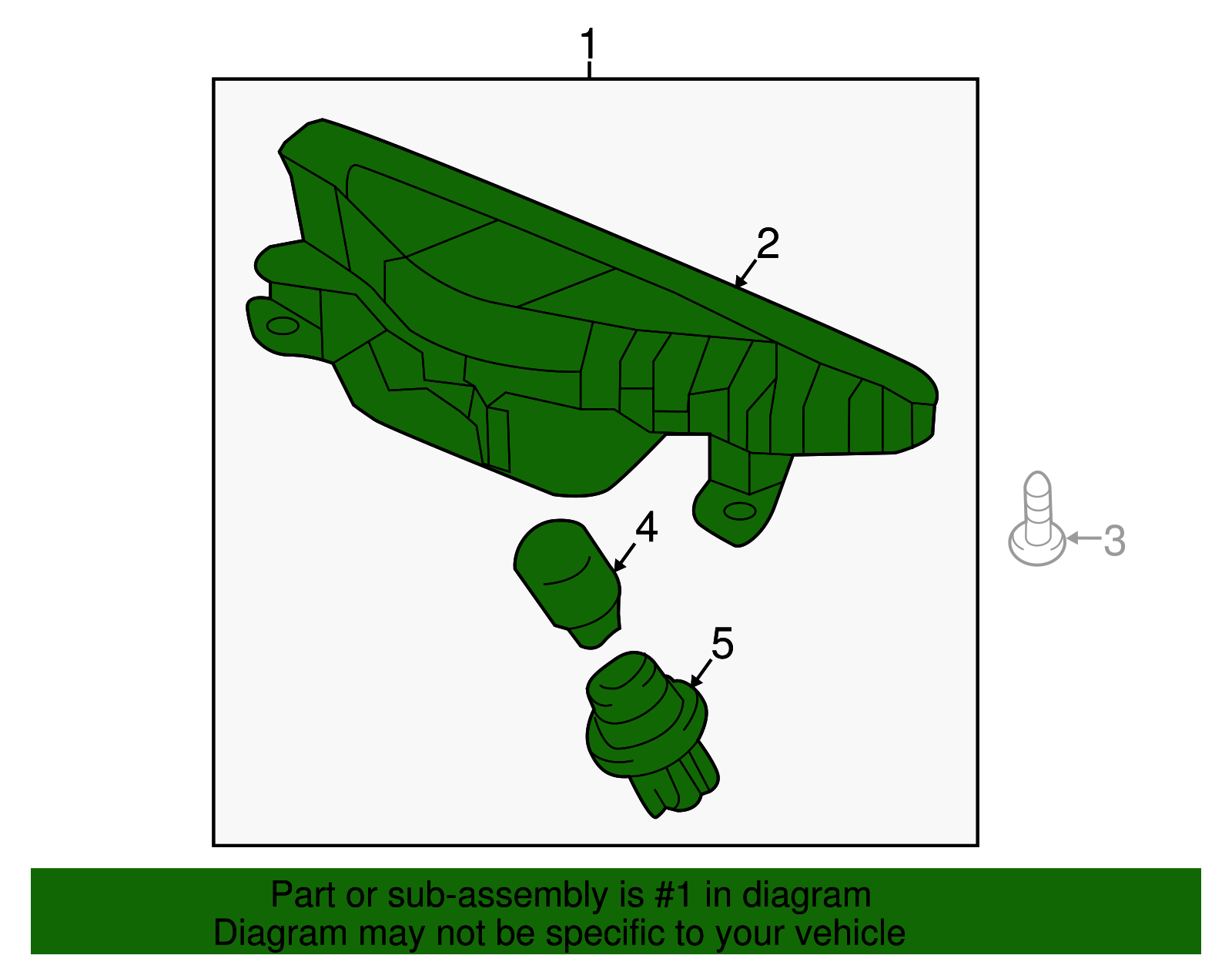 34270-TBA-A01 - Light Assembly High Mount Stop - 2016-2020 Honda Civic ...
