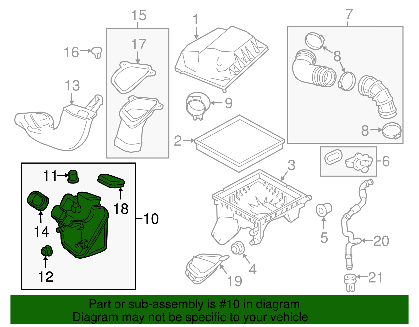 2011-2019 GM Intake Air Duct Resonator 13337770 | GM Parts Center