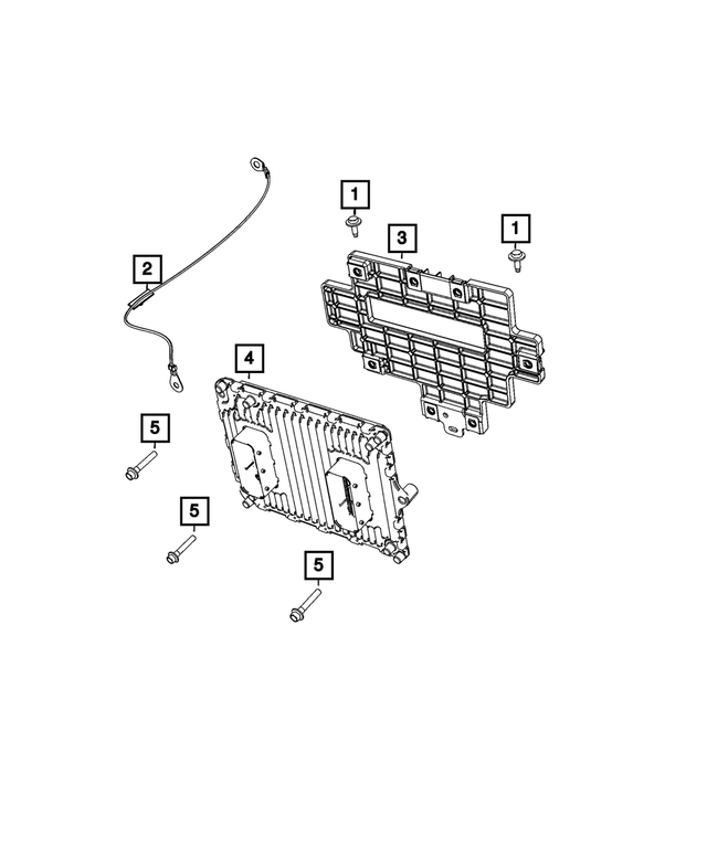 2020-2023 Ram 1500 Engine Controller Module 68434933AC | Mopar Estores