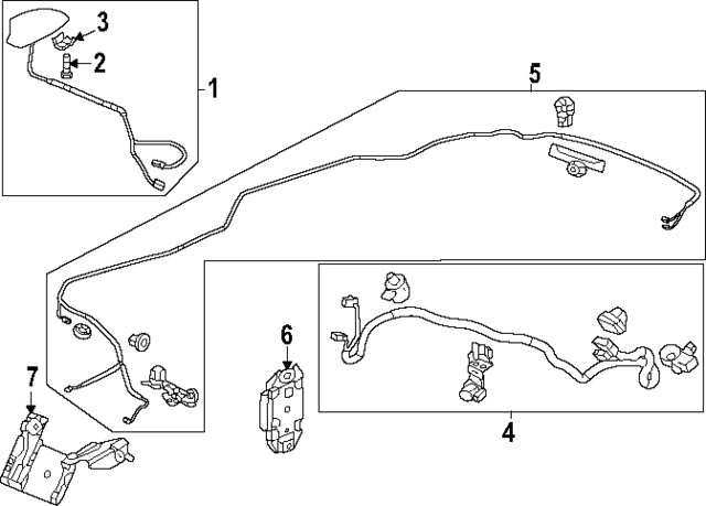 8A150-3A0-H51ZH - Antenna *B575P* Honda Parts Online