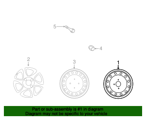 40300-1E407 - Wheel, Steel 1993-2006 Nissan | Nissan Parts ...