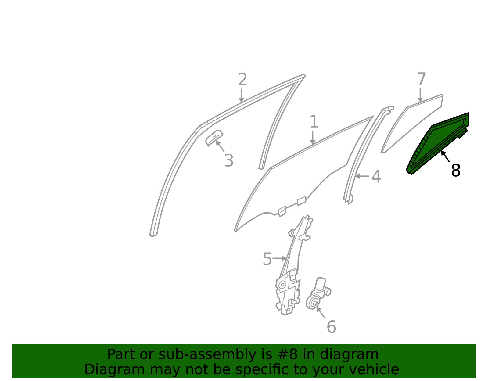 2019-2024 Nissan Altima Glass Weather-Strip 82272-6CA0A | Boro Nissan Parts